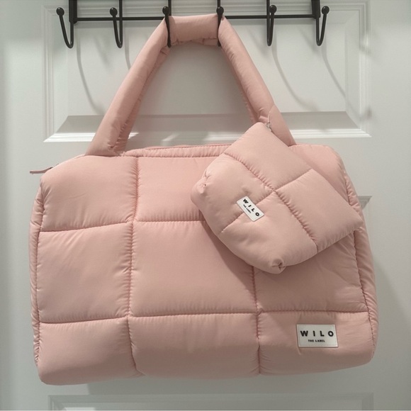 Bags | Wilo The Label Pink Weekender Bag | Poshmark